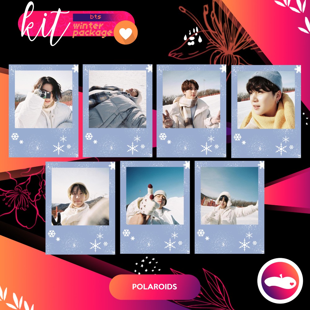 Kit 7 Polaroids BTS Winter Package #1 Com Brinde Kpop | Shopee Brasil