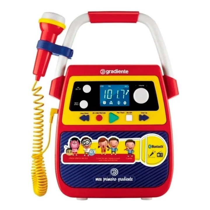Radio Infantil Meu Primeiro Gradiente Com Karaoke - Gmp104 | Shopee Brasil