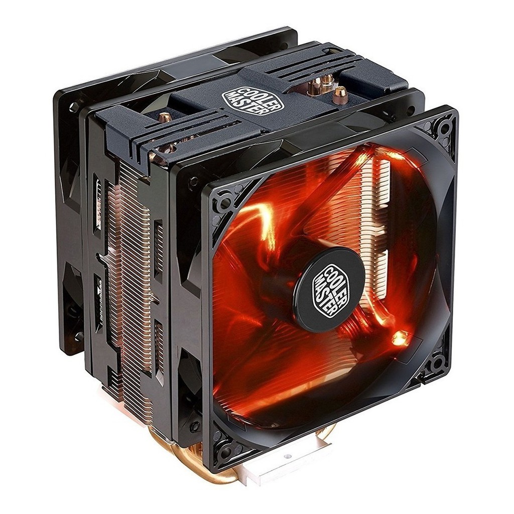 Cooler Hyper 212 Turbo Led Vermelho C/ 4 Heatpipes De Cobre - 02 ...