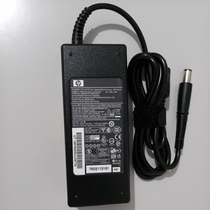 Fonte de Notebook HP 90W | Shopee Brasil