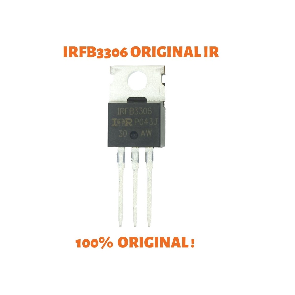 Transistor Irfb 3306 Pbf- Irfb3306 Mosfet To-220 Original Ir | Shopee ...