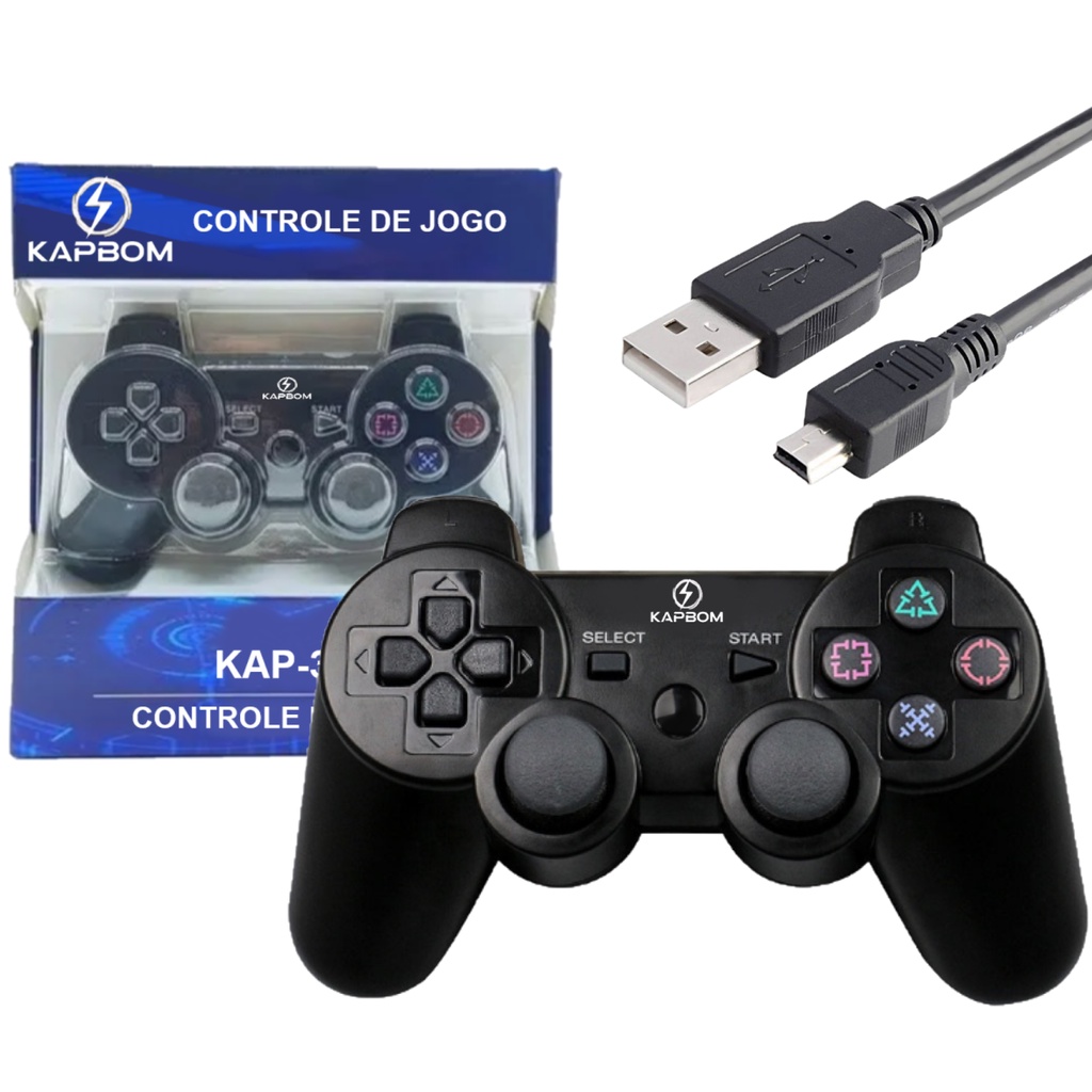 Controle Ps3 Playstation 3 joystick Sem Fio Wireless de alta qualidade ...