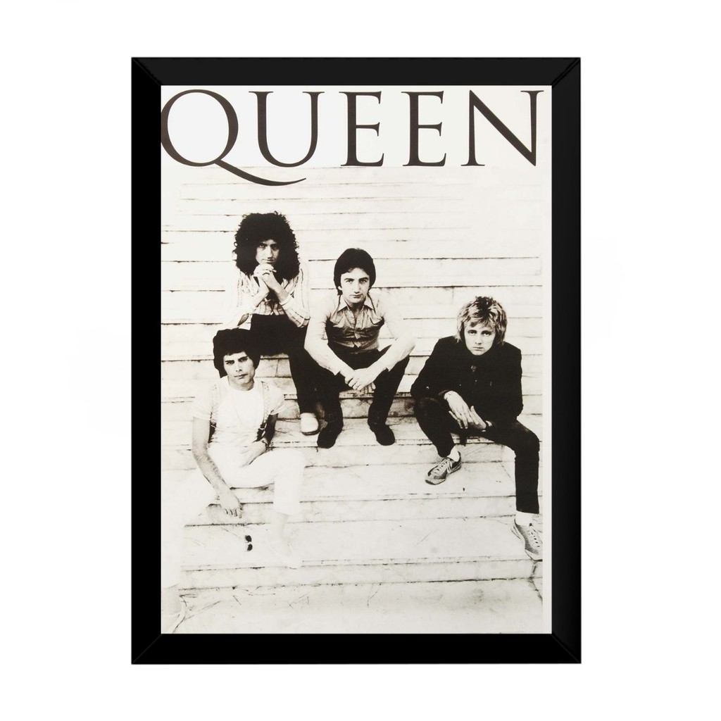 Quadro Banda Queen Rock Poster Moldurado | Shopee Brasil