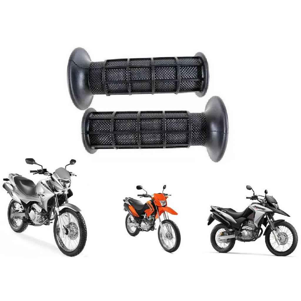 Manopla Punho Luva Preta Nx 400 Falcon Xre 300 Bros 125 150 Xr 250 ...