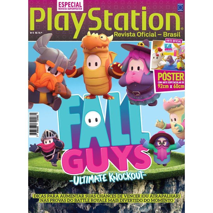 Revista e Super Poster Fall Guys: Ultimate Knockout | Shopee Brasil