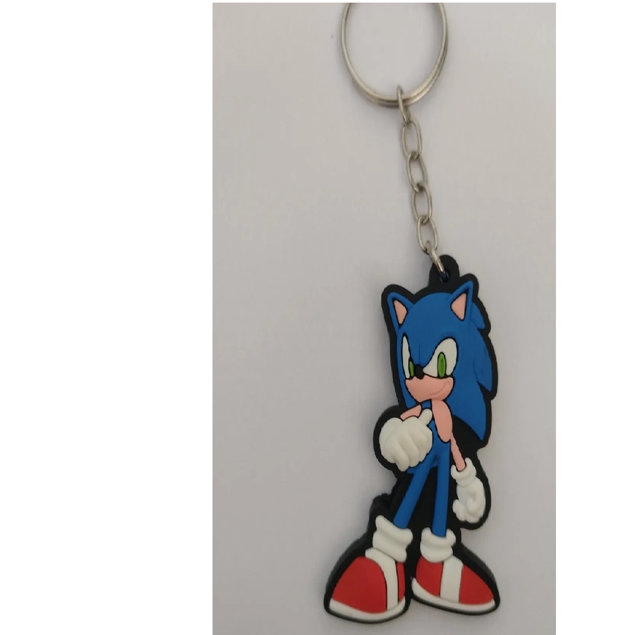 Chaveiro Emborrachado Sonic | Shopee Brasil