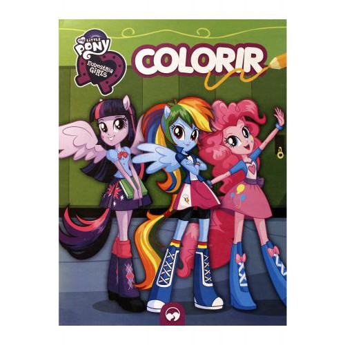MY LITTLE PONY: EQUESTRIA GIRS - COLORIR | Shopee Brasil
