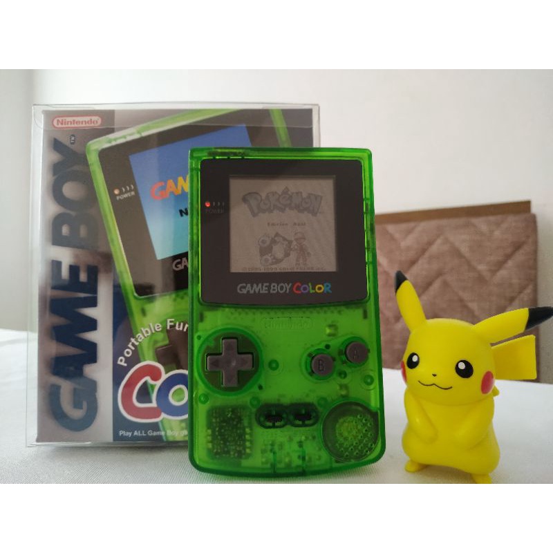 Game Boy Color Verde Translúcido | Shopee Brasil