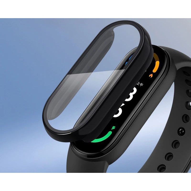 Capa Protetora para Xiaomi Mi Band 3 / 4 / 5 / 6 / 7 Preta - Faz a Boa!