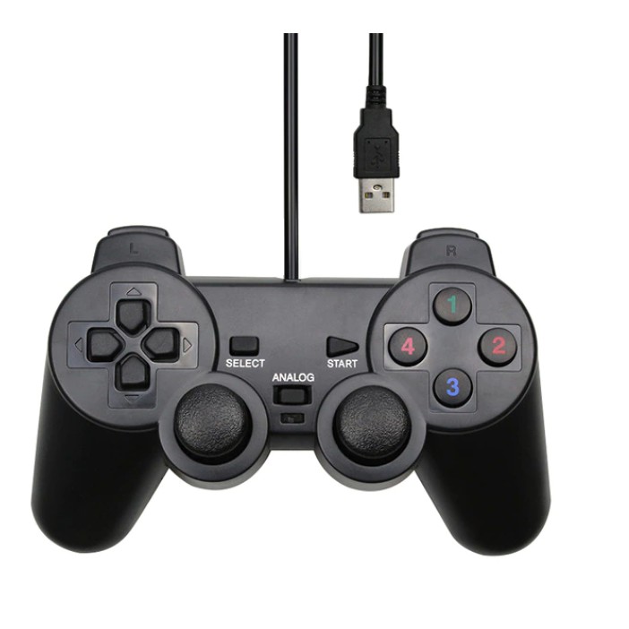 Controle Para Pc USB Com Fio Estilo Ps2 Analog Controller 2 | Shopee Brasil