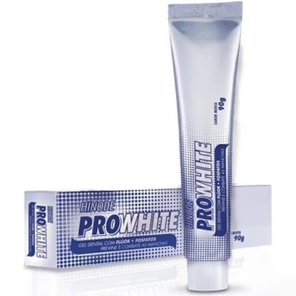 Pasta de Dente Pro White Hinode Clareador e Branqueador 90g Gel Dental ...