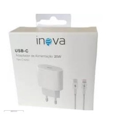 Carregador Inova de Iphone 20W Turbo Tipo C | Shopee Brasil