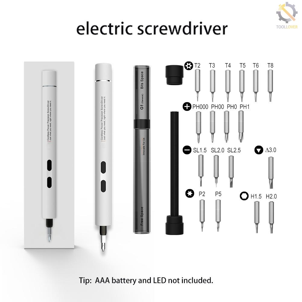 Electric Power Screwdriver Portable Cordless Magnetic Screw Driver ...