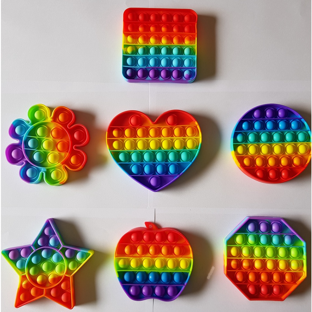 Alivio Do Estresse Brinquedos Bolha Push Pop Its Colorido Tiktok Pop it ...