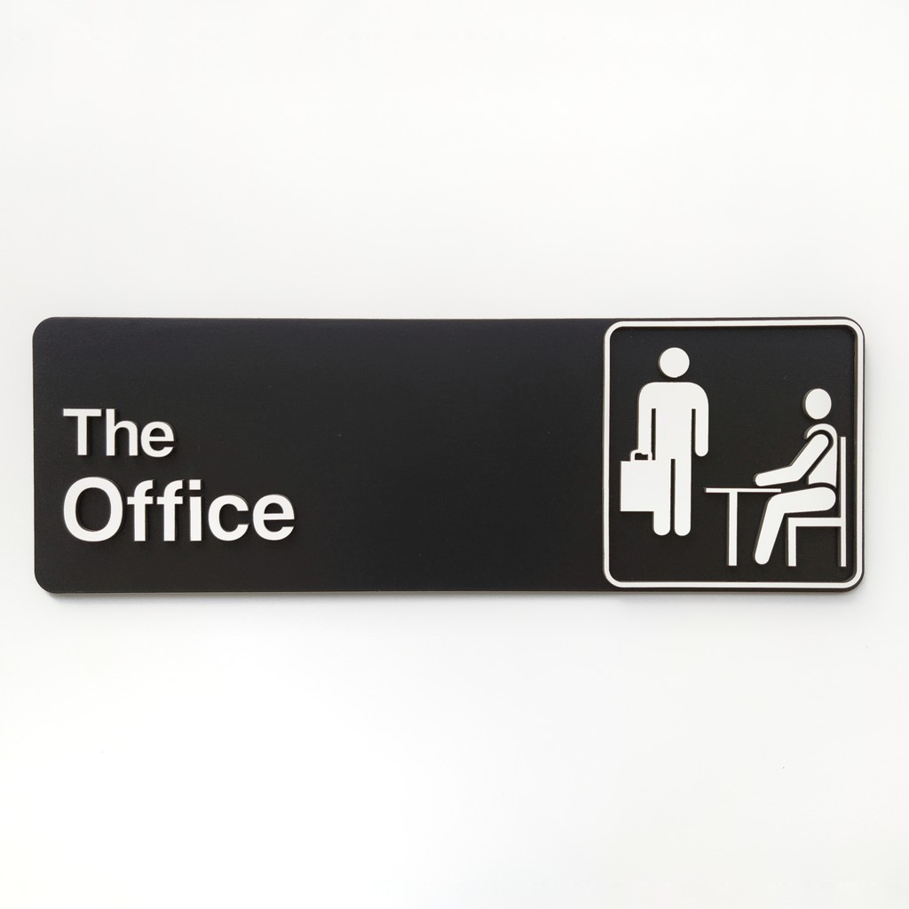 Placa The Office 3D Alto relevo Quadro 43x14 cm | Shopee Brasil
