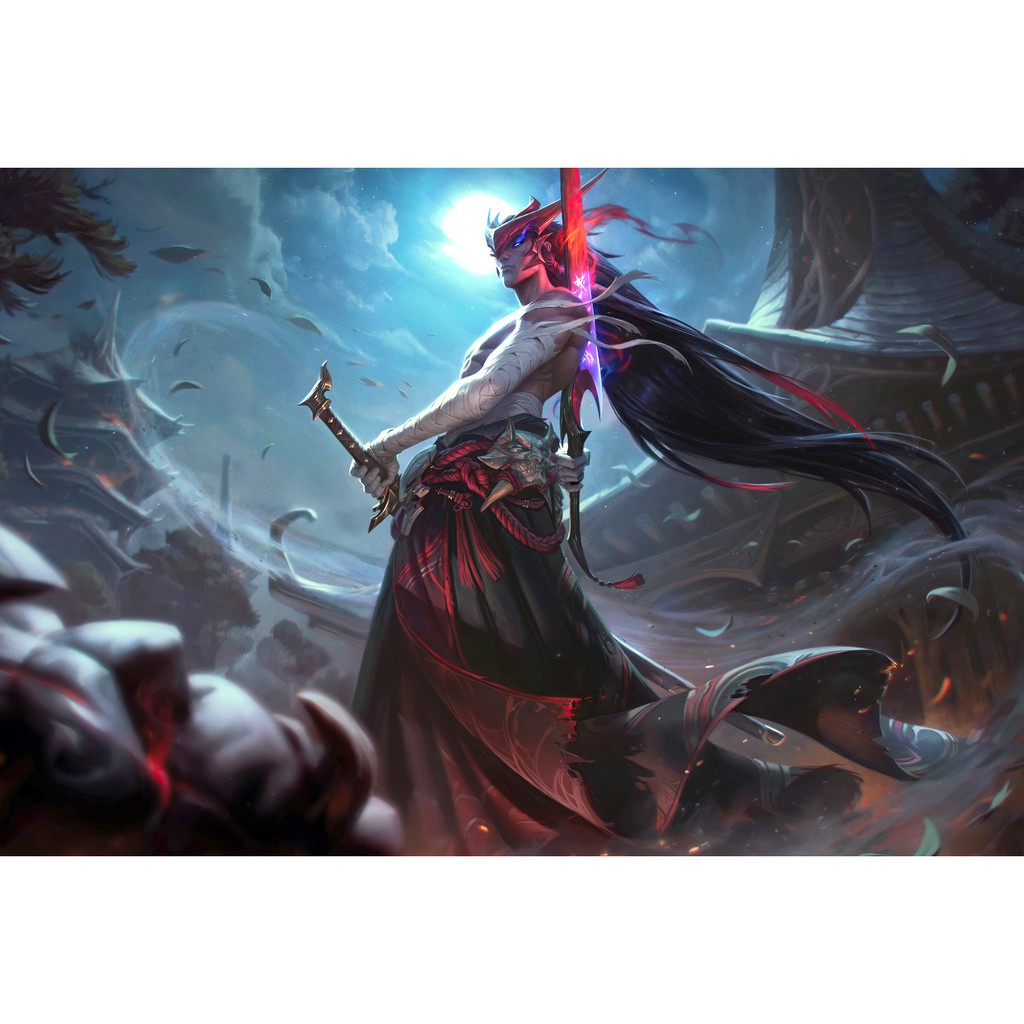 Placa Decorativa Yone League of Legends | Shopee Brasil