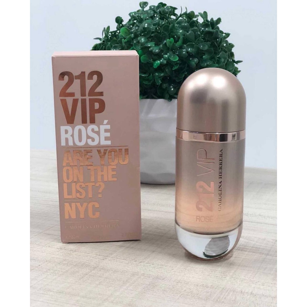 212 Vip Rose 80ml EDP - Original e Lacrado | Shopee Brasil