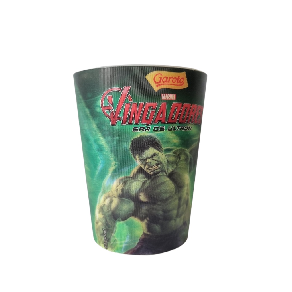 Copo Marvel Hulk Holográfico Chocolate Gorato | Shopee Brasil