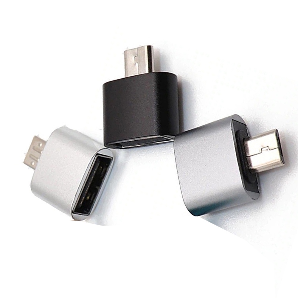 Adaptador Otg Usb 2.0 Femea Para Tipo C , V8 ( Micro ) - Escorrega o Preço