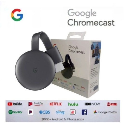 Google Chromecast 3 "ORIGINAL" | Shopee Brasil