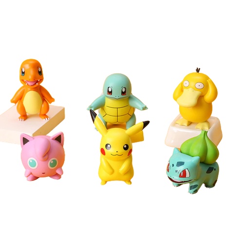 Boneco Pokemon Miniatura Pikachu Charmander Colecionador | Shopee Brasil