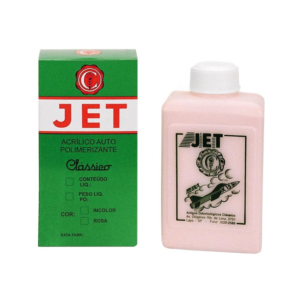 Kit Resina Acrílica Jet Pó e Líquido - Clássico | Shopee Brasil