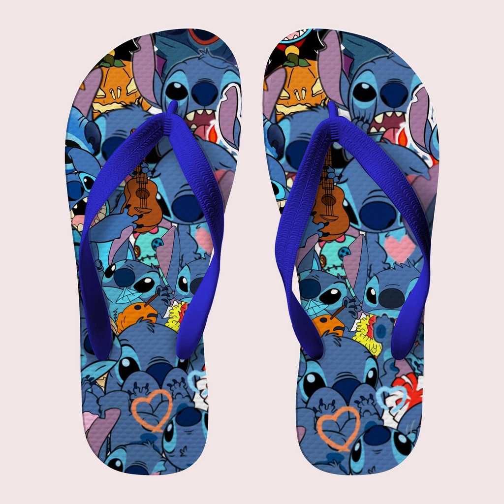 Chinelo personalizado Desenho Lilo & Stitch | Shopee Brasil