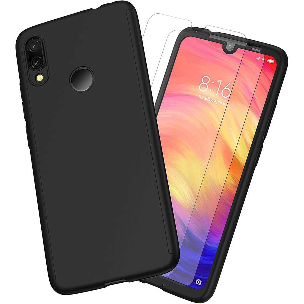 Capa Case Capinha 360 Fosca Para Celular Redmi Note 7 Pro+Pelicula ...