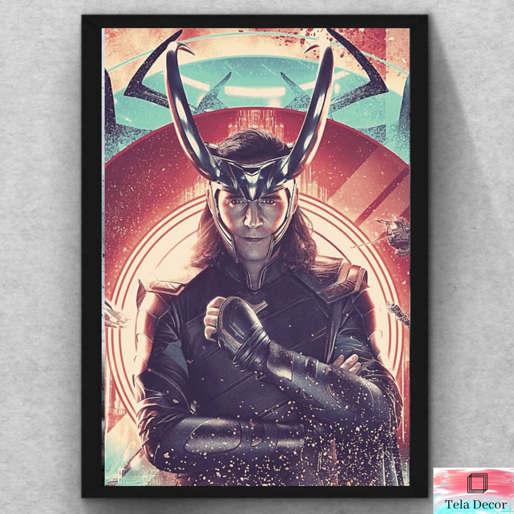 Quadro Loki Deus da Mentira | Shopee Brasil