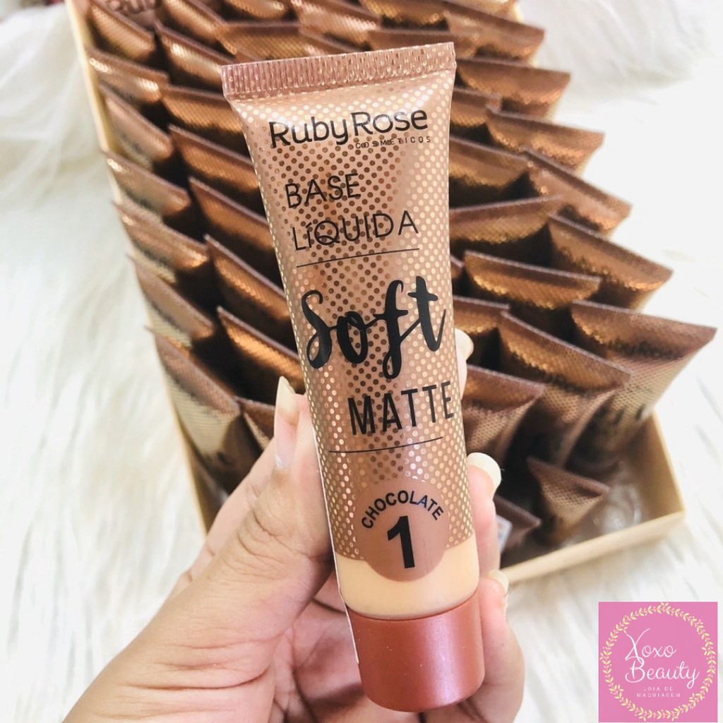BASE RUBY ROSE SOFT MATTE(mais cores no verificar no chat) | Shopee Brasil