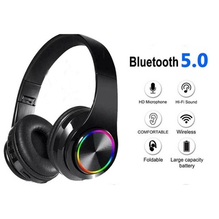 Fone Bluetooth B39 com Led RGB Lateral | Shopee Brasil