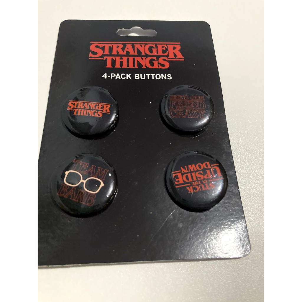 Buttons Stranger Things (Kit 1) | Shopee Brasil