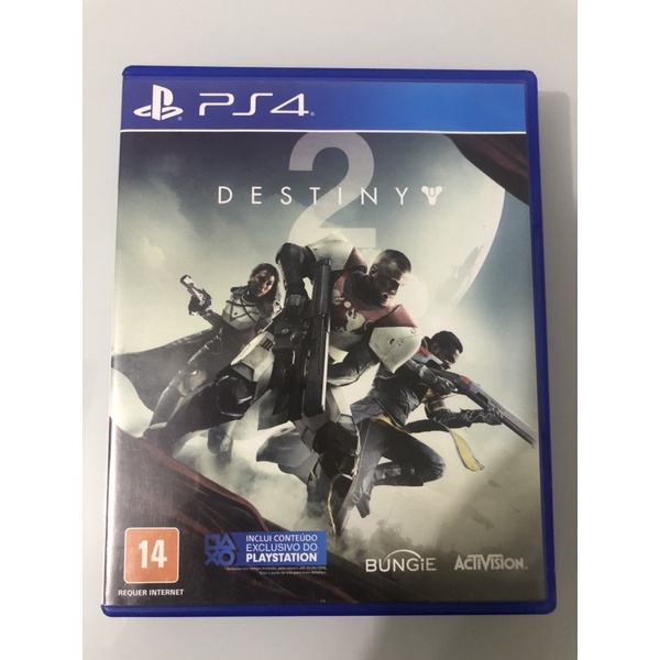 Jogo Destiny 2 PlayStation 4 Mídia Física (semi novo) | Shopee Brasil