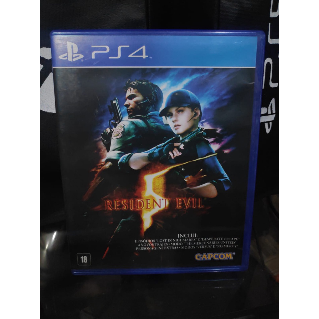 Jogo Resident Evil 5 Original Playstation 4 PS4 PS5 | Shopee Brasil