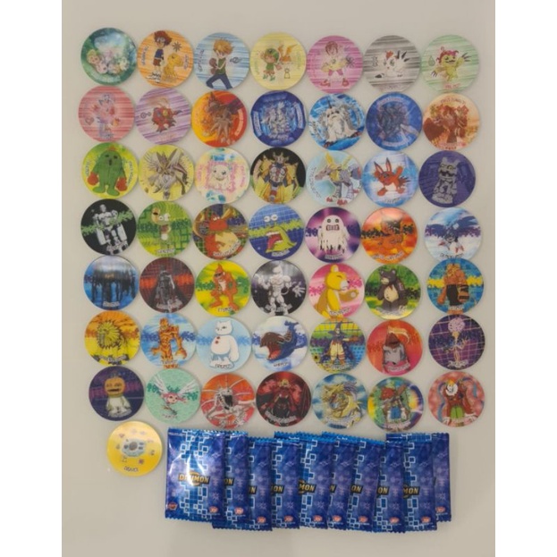 Coleção Tazos Digimon | Shopee Brasil