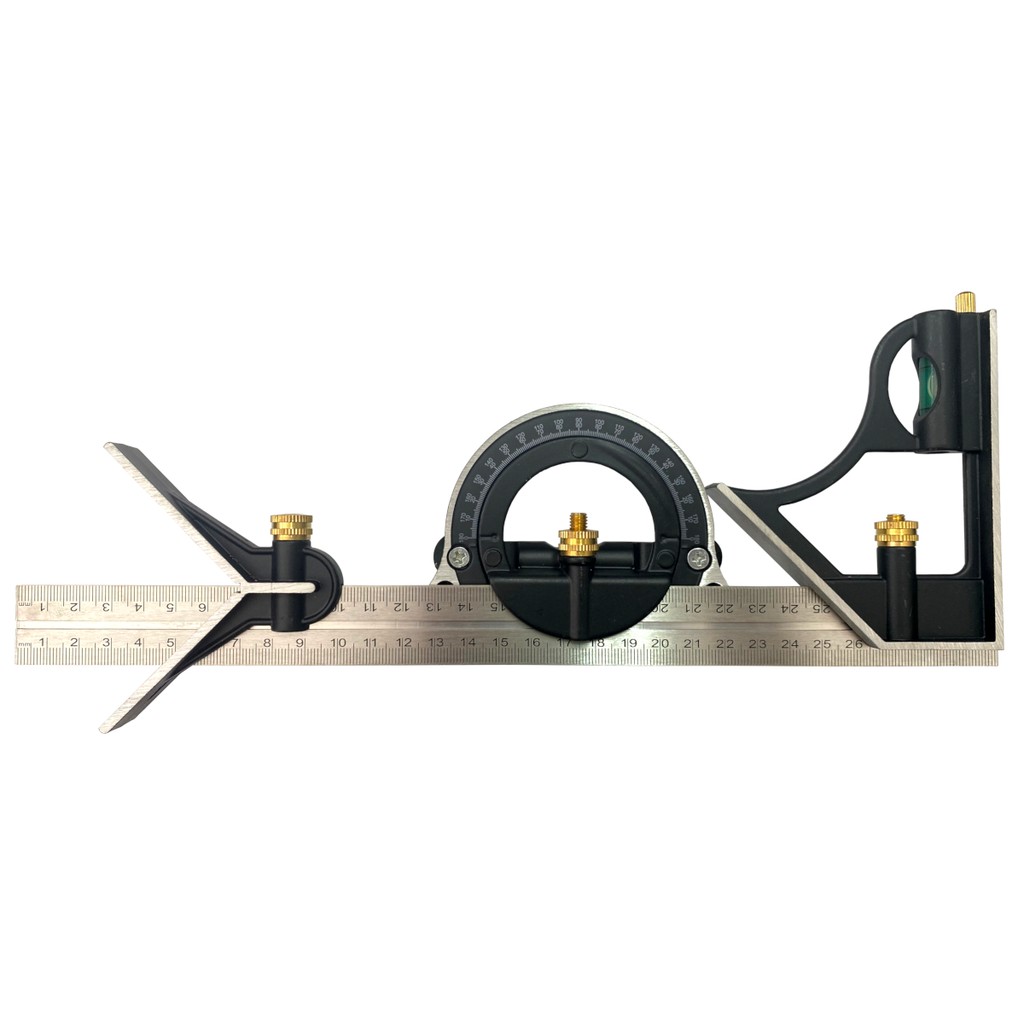 Esquadro Combinado Nível Transferidor De Grau 300mm | Shopee Brasil