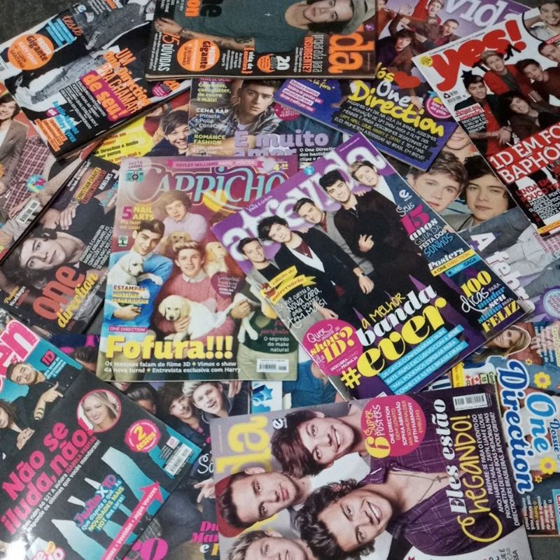 Revistas do One Direction 1D - Revista Harry Styles Niall Horan Louis ...