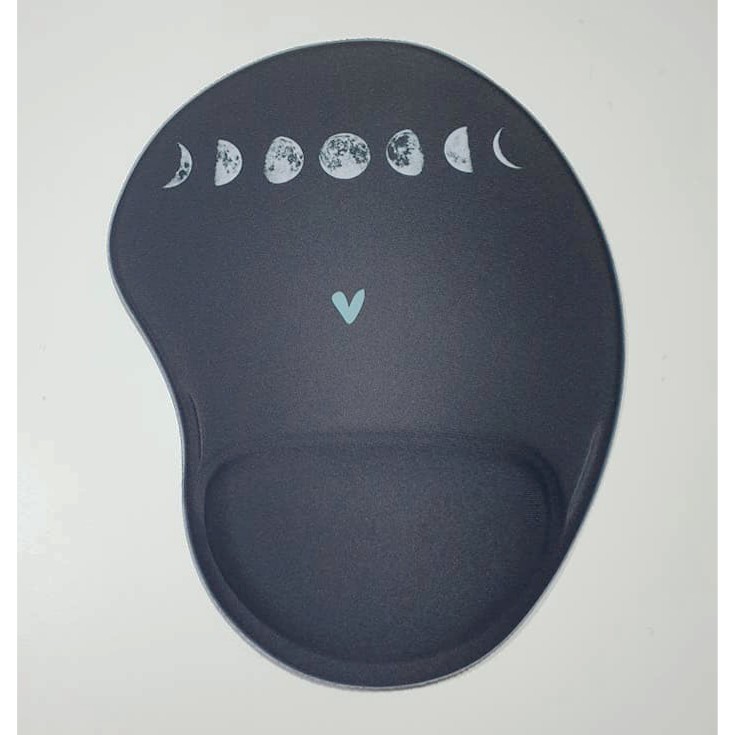 Mouse pad gota com apoio - Fases da Lua | Shopee Brasil