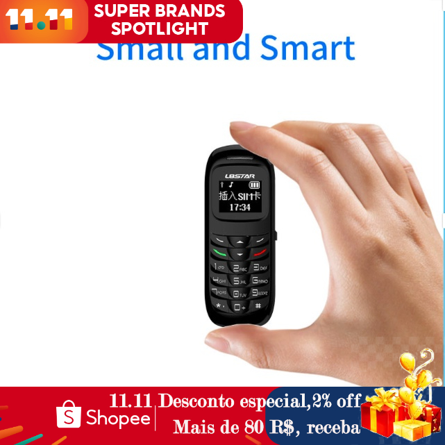🔥🔥🔥Nova L8Star Bm70 Mini Pequeno Gsm Mobile Phone Bluetooth Dialer Fone ...