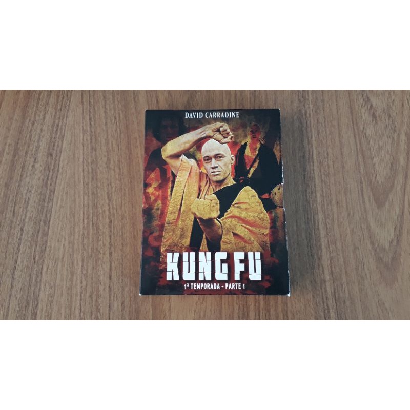 Box 3 DVDs Kung Fu Primeira Temporada Parte 1 David Carradine com luva ...