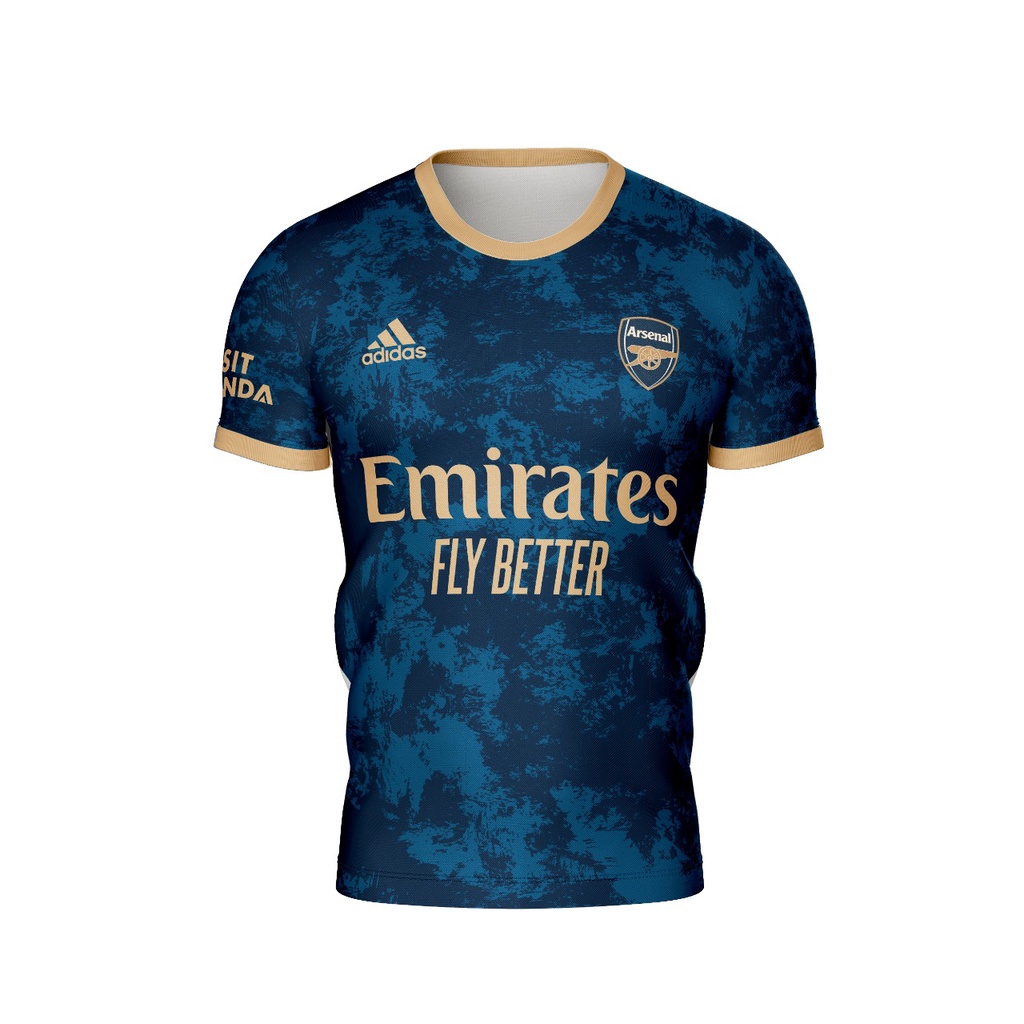 CAMISETA TIME ARSENAL FC SEGUNDO UNIFORME REF0448 | Shopee Brasil