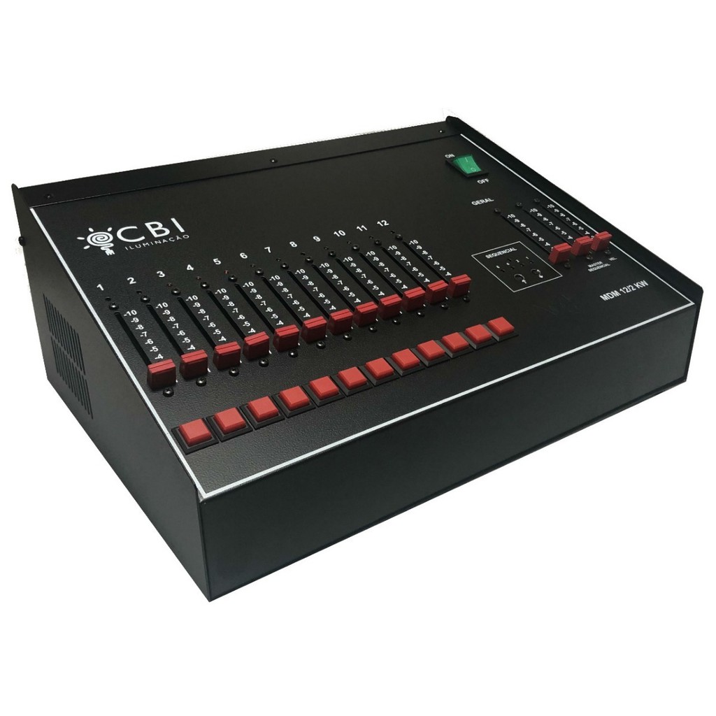 Mesa Dimmer Cbi 12 Canais 2000 W Por Canal 220 V. | Shopee Brasil