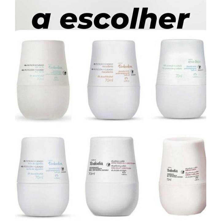 DESODORANTE ROLON TODO DIA NATURA 70ML (A ESCOLHER) | Shopee Brasil