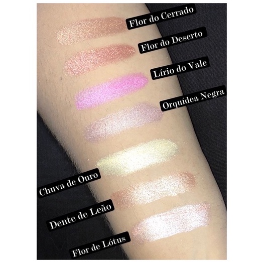 Iluminadores TC Beauty - Alto Brilho / Pigmento em pó / Highlighter ...