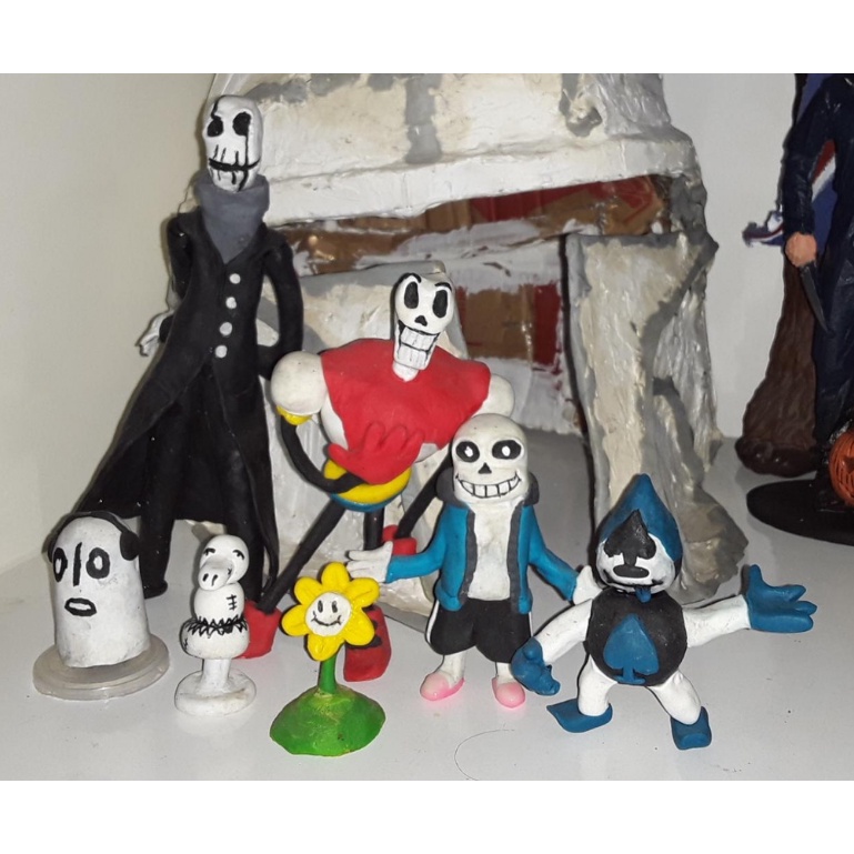 Kit de bonecos Undertale (Feitos a mão) | Shopee Brasil