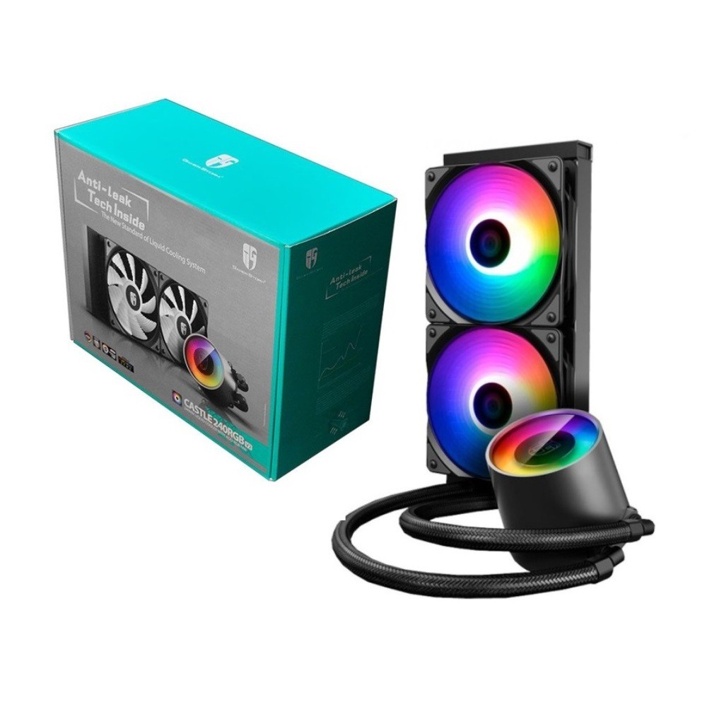 Water Cooler Deepcool Gamerstorm Castle 240rgb V2 Rgb 240mm - DP-GS ...