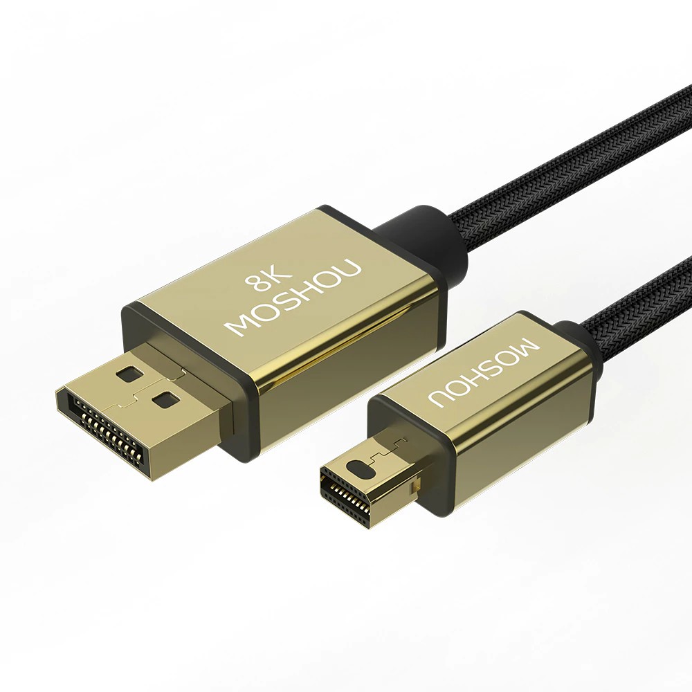 Cabo Mini Displayport P Displayport 1.4 8k 60hz 1,5m Moshou - Corre Que ...
