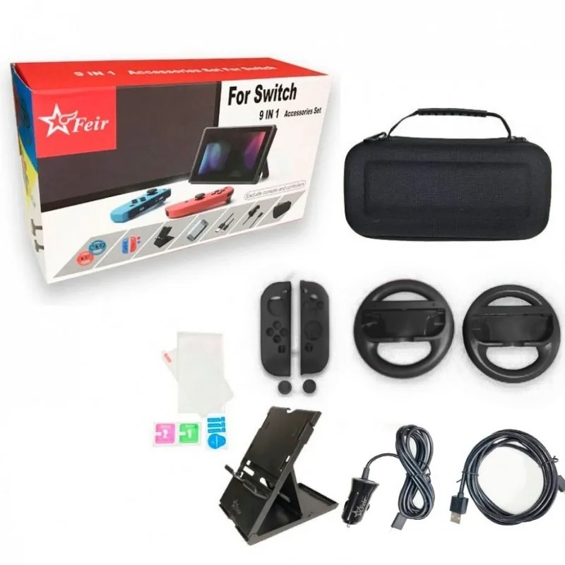 Kit Nintendo Switch 9 in 1 - Completo original FEIR | Shopee Brasil
