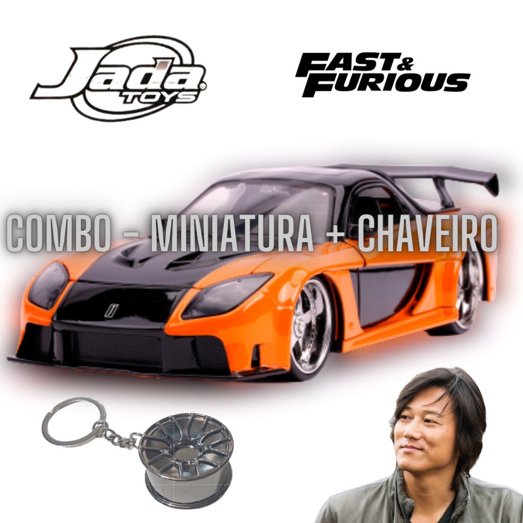 *Miniatura Han's Mazda RX-7 Velozes e Furiosos Jada Toys 1:24 - LACRADA ...