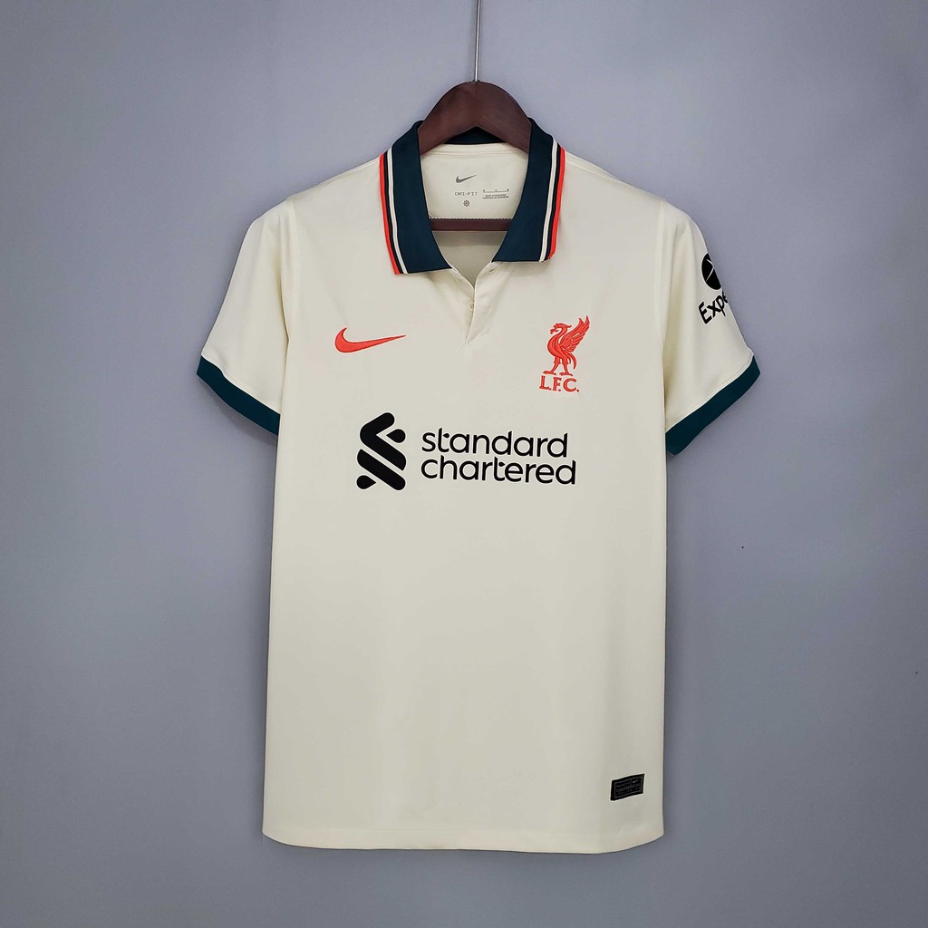 Camisa de futebol 21-22 Liverpool Away football jersey - Escorrega o Preço